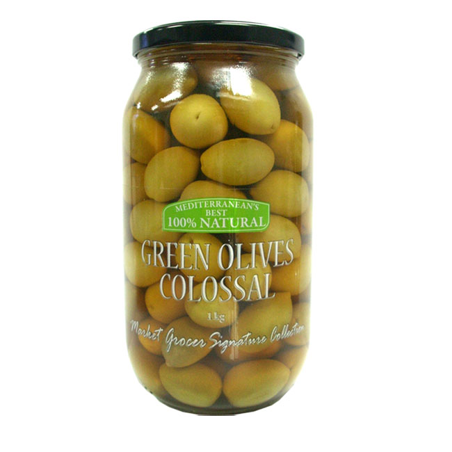 1913 Green Olives Colossal 1kg – The Market Grocer